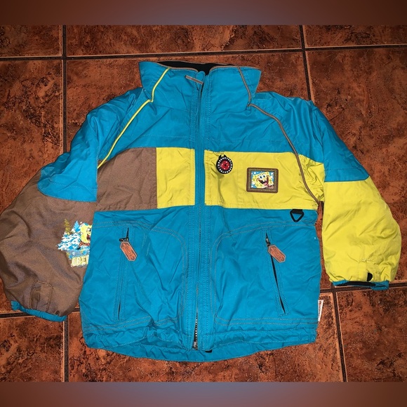 Obermeyer | Jackets & Coats | Vintage Spongebob Obermeyer Puffer Jacket ...